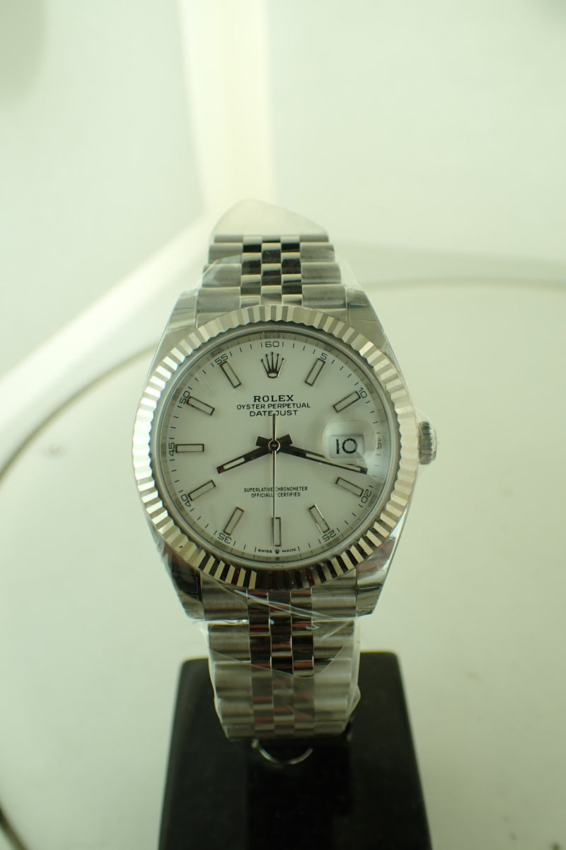 Rolex Datejust 41 (White) – Swiss Watch Box