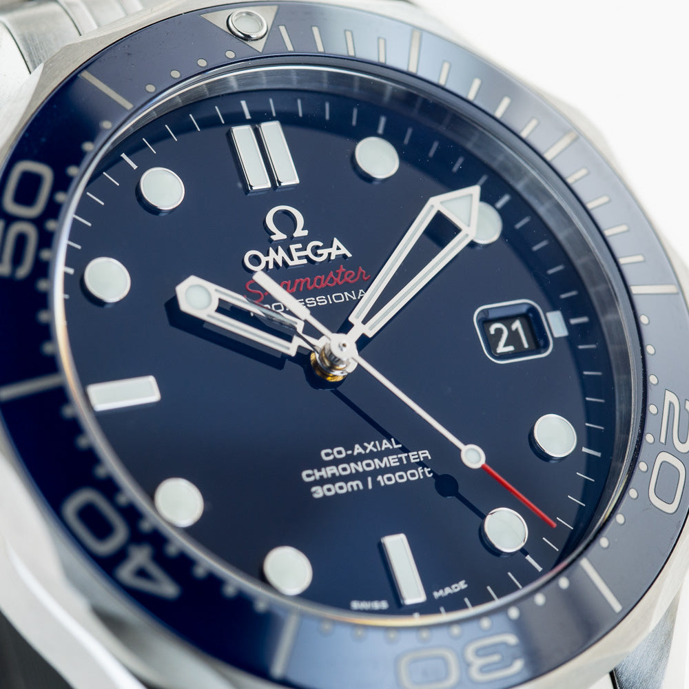Omega Seamaster Diver - Blue – Swiss Watch Box