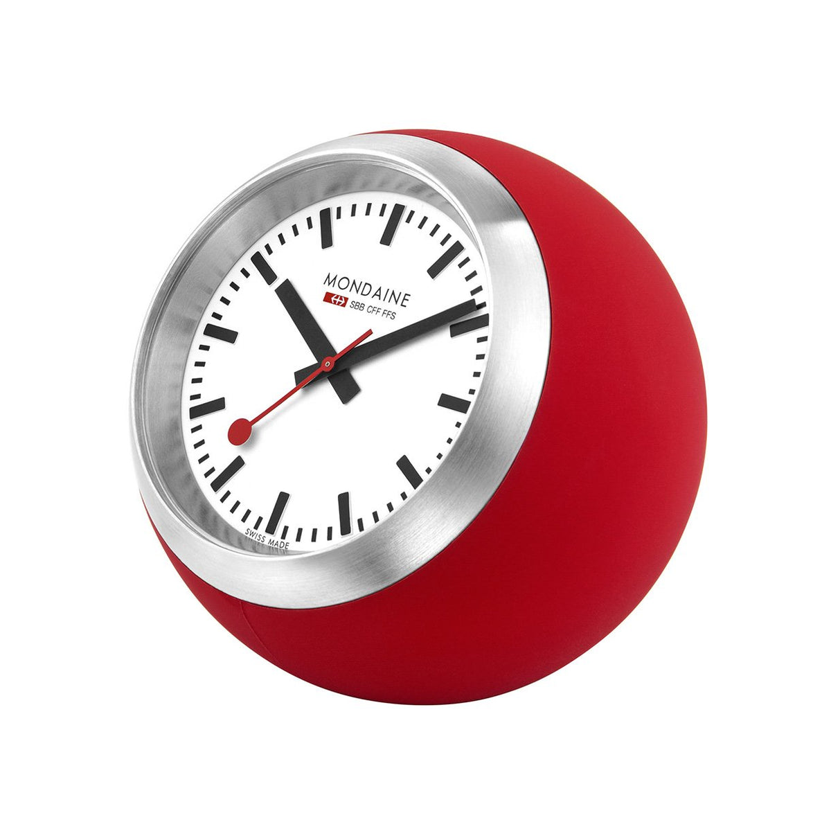 Mondaine Desk Clock Globe – Swiss Watch Box
