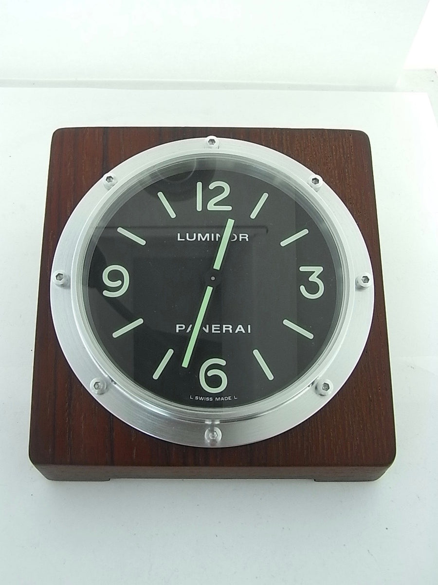 Panerai Pendulette Teak Desk Clock – Swiss Watch Box